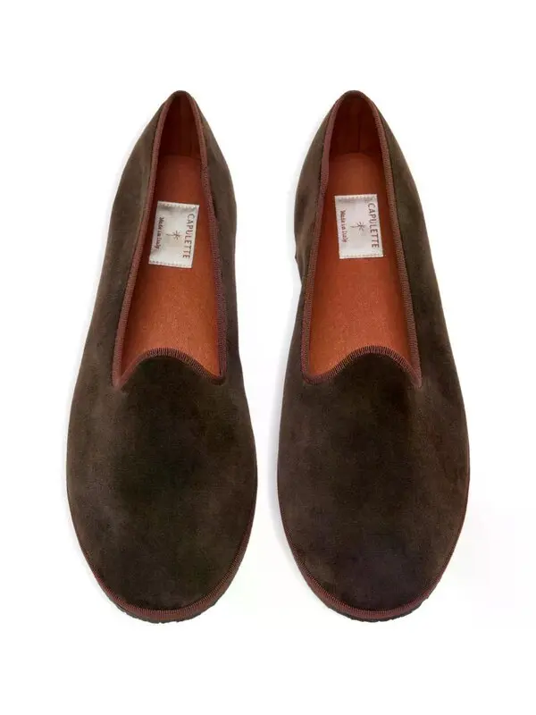 CAPULETTE Trim Loafers - Brown