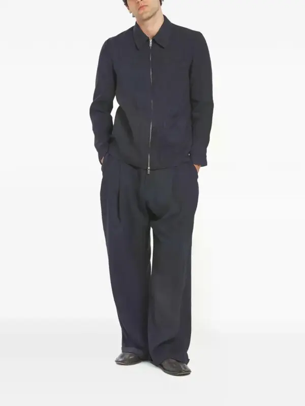 Barena Venezia Zip-up Overshirt Jacket - Blue