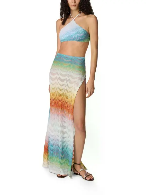 Missoni Chevron-pattern Beach Skirt