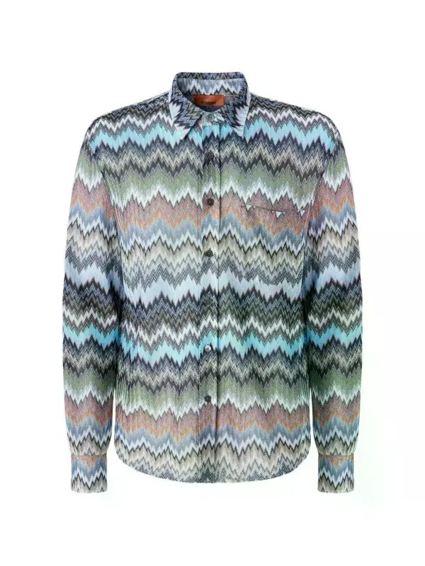 Missoni Chevron Buttoned Shirt