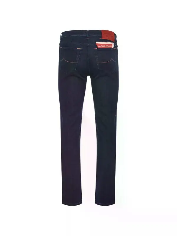Jacob Cohen Logo-patch Trousers - Blue