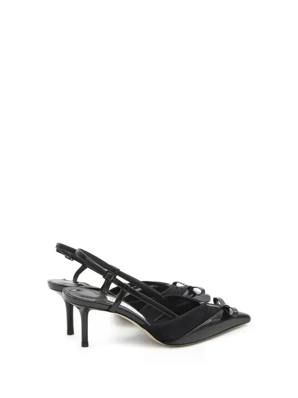JIMMY CHOO Afia Tulle Bow Pumps