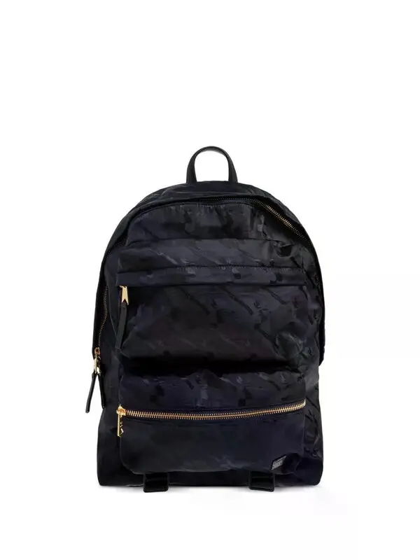 Paul Smith Zip Camouflage Backpack - Black