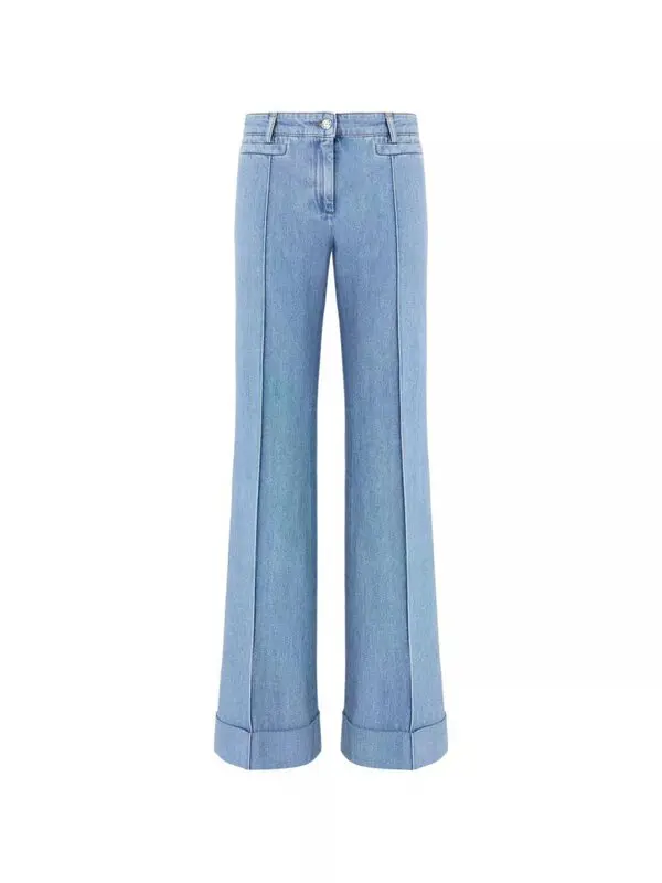Missoni Cuffed-hem Jeans - Blue