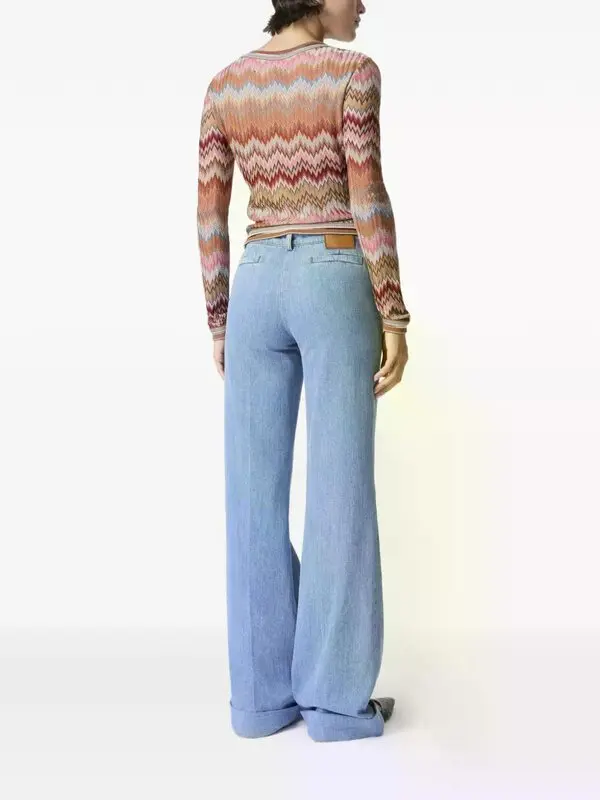 Missoni Cuffed-hem Jeans - Blue