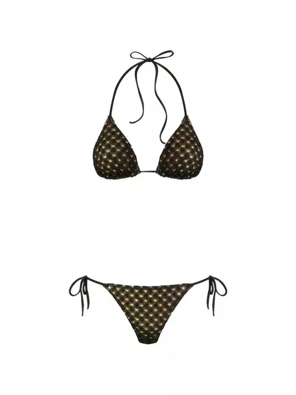 Missoni Embellished Triangle Bikini - Black
