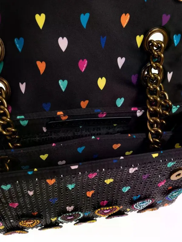 Kurt Geiger Mini Kensington Heart-motif Shoulder Bag