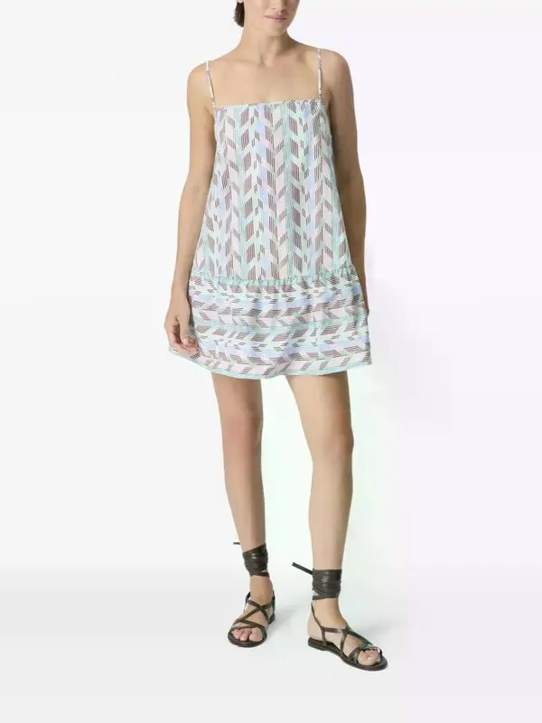 Missoni Chevron-patterned Mini Dress