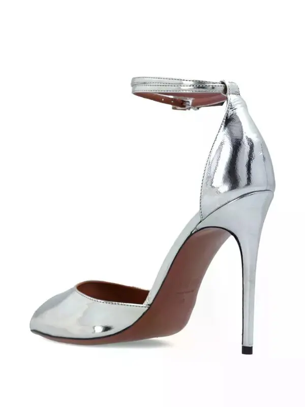 Paris Texas Peep Toe Ankle Strap Pumps