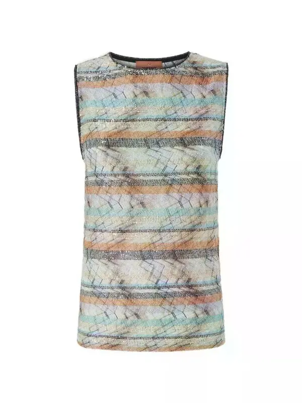 Missoni Striped Top - Neutrals