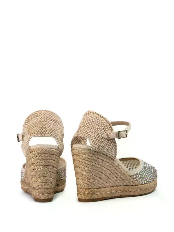 LE SILLA Gilda Heeled Espadrilles - Neutrals