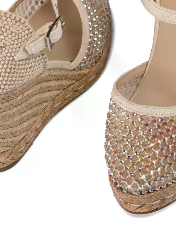 LE SILLA Gilda Heeled Espadrilles - Neutrals