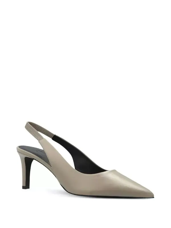 Furla Point-toe Slingback Stiletto Heels