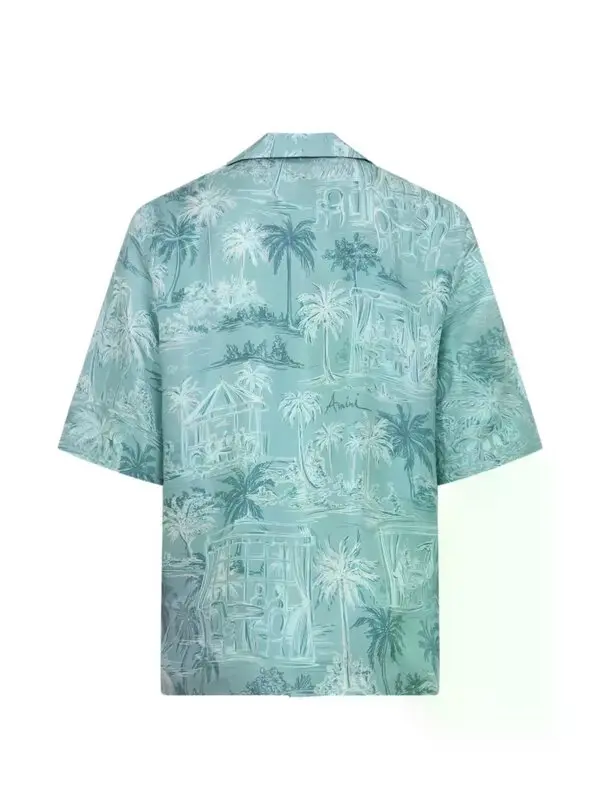 Amiri Printed Silk Shirt