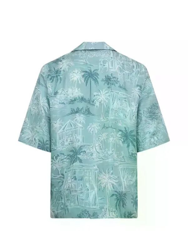 Amiri Printed Silk Shirt