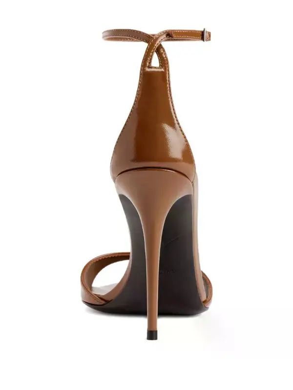 GIUSEPPE ZANOTTI Intriigo Ankle-strap Pointed-toe Sandals - Brown