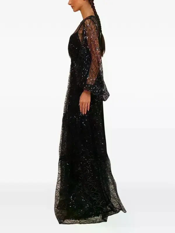 BARUNI Jumana Long-sleeve Maxi Dress