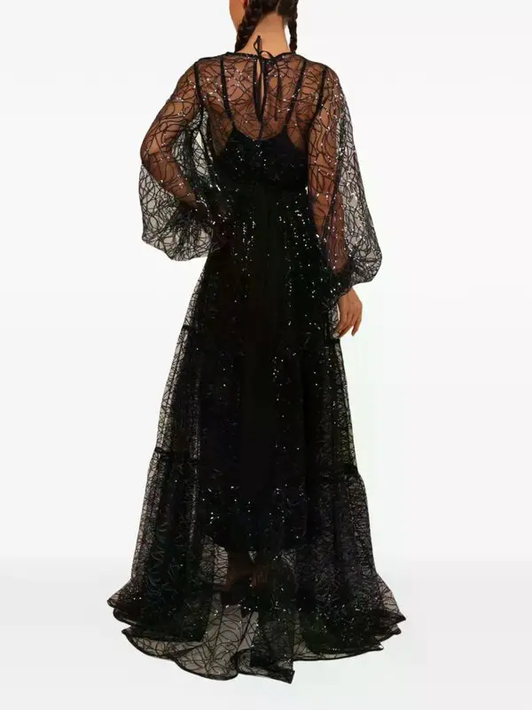 BARUNI Jumana Long-sleeve Maxi Dress