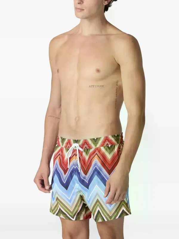Missoni Zigzag-print Swim Shorts