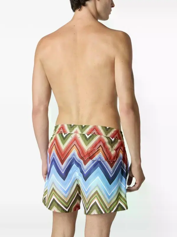 Missoni Zigzag-print Swim Shorts