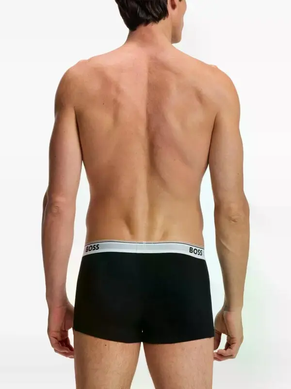 BOSS Logo-waistband Boxers - Black