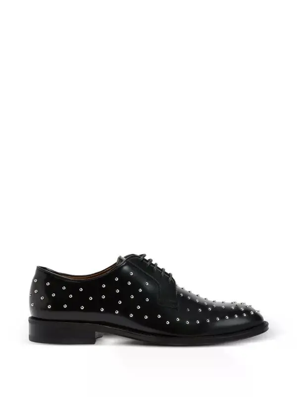 GIUSEPPE ZANOTTI Metal Studded Derby Shoes