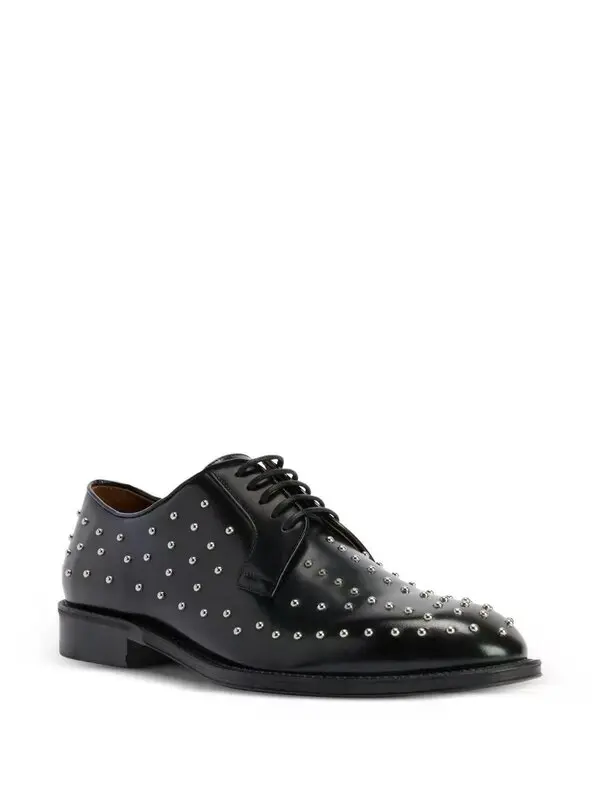 GIUSEPPE ZANOTTI Metal Studded Derby Shoes