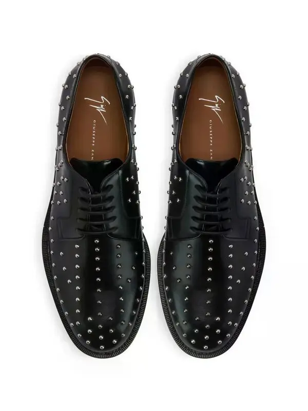GIUSEPPE ZANOTTI Metal Studded Derby Shoes