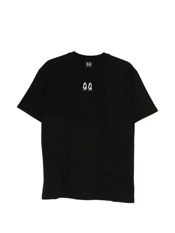 44 LABEL GROUP Graphic Print T-shirt - Black
