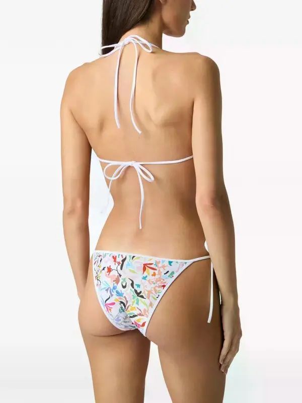 Missoni Printed Triangle Bikini - White