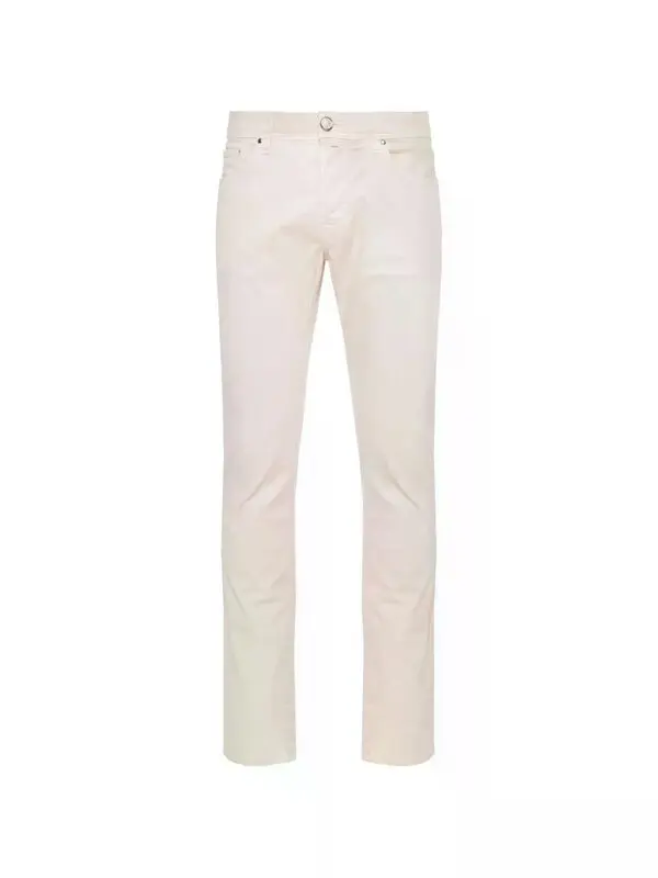 Jacob Cohen Logo-patch Trousers - Neutrals