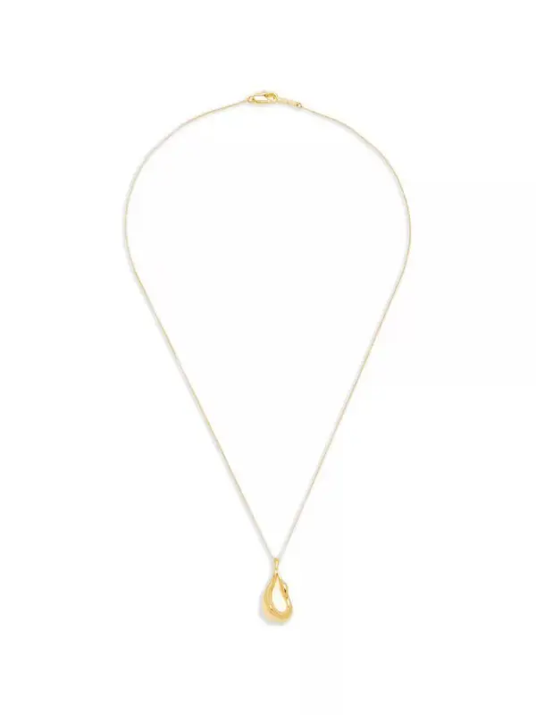 Jenny Bird Twisted Pendant Necklace - Gold