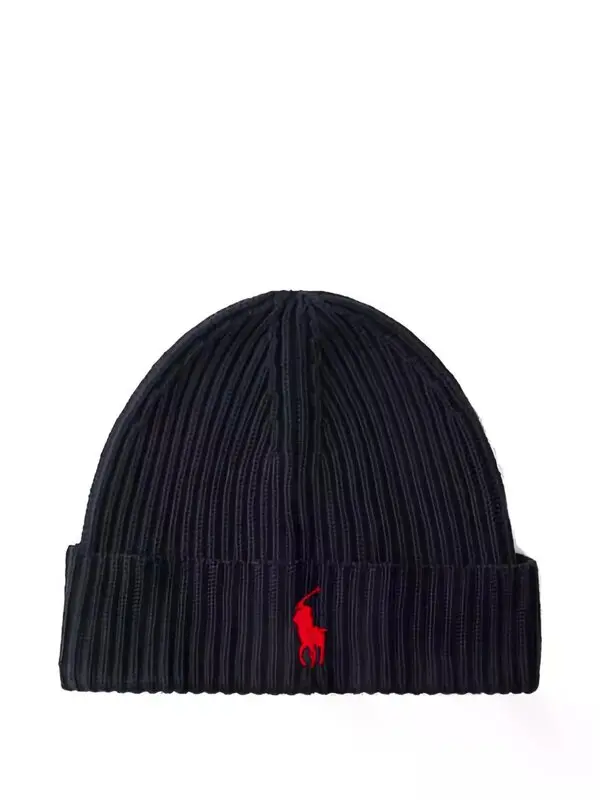Polo Ralph Lauren Ribbed Beanie - Blue