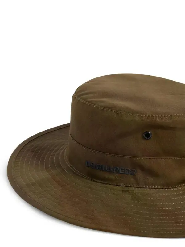 Dsquared2 Explorer Hat With Wide Brim