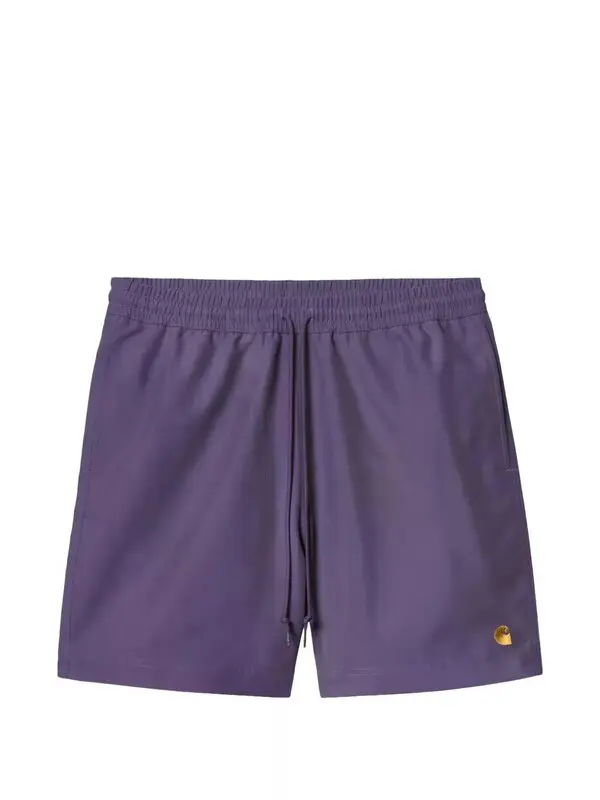 Carhartt Work In Progress Chase Drawstring-fastening Swim Shorts - Purple