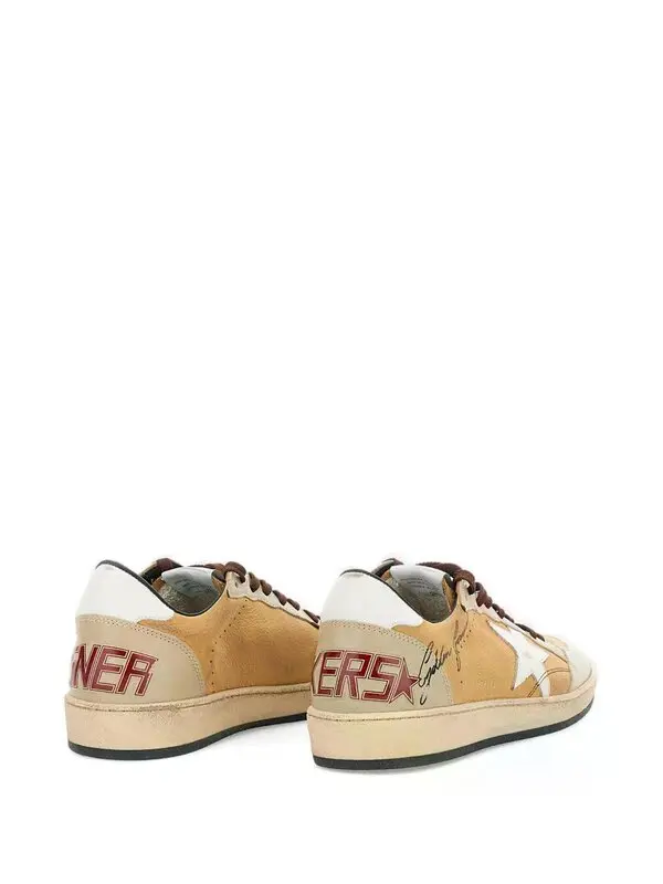 GOLDEN GOOSE Ball Star Lace-up Leather Sneakers - Neutrals