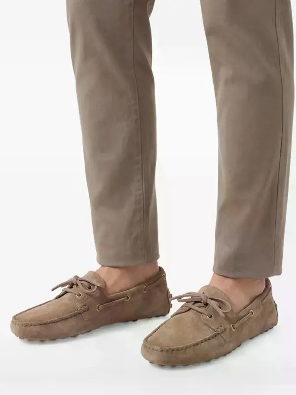 TOD'S Gommino Boat Shoes - Neutrals