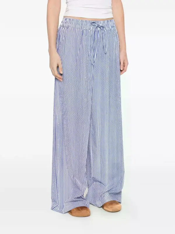 P.a.r.o.s.h Striped Wide Leg Trousers