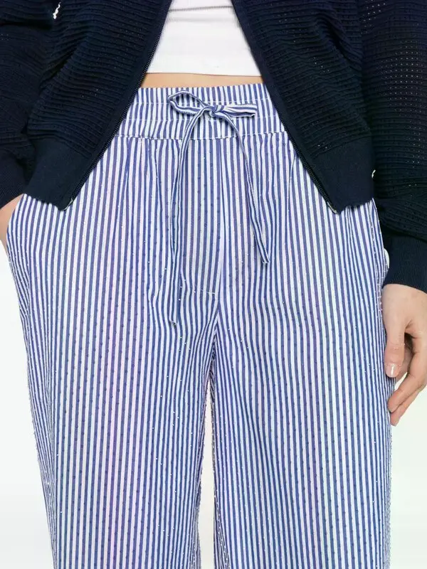 P.a.r.o.s.h Striped Wide Leg Trousers