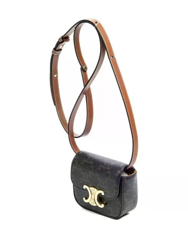Celine Mini Triomphe Monogram Crossbody Bag
