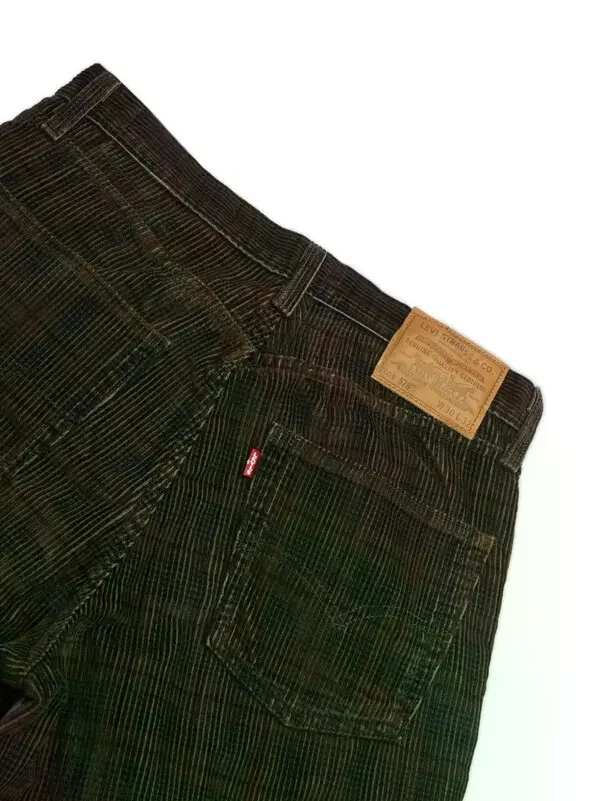 Levi'S 578 Baggy Plaid Corduroy Trousers - Brown | Editorialist