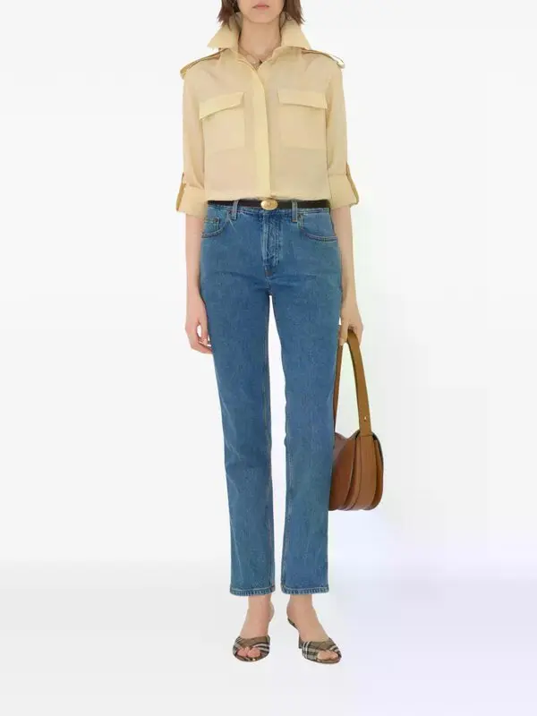 Burberry Five-pocket Straight Leg Jeans