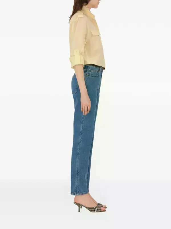 Burberry Five-pocket Straight Leg Jeans