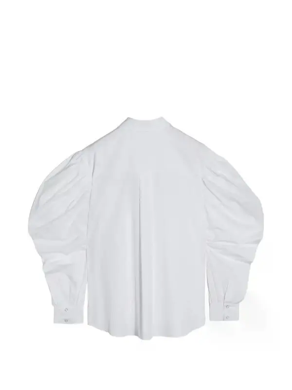 Simone Rocha Beaded Draped-sleeve Shirt