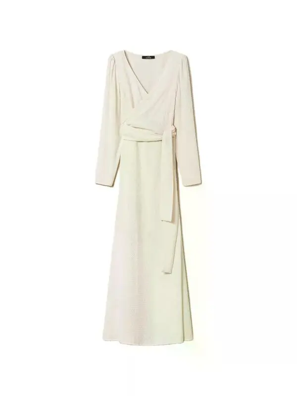 TWINSET V-neck Maxi Dress