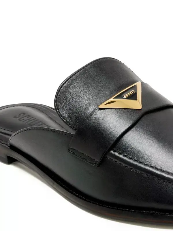Schutz Triangular-plaque Loafers