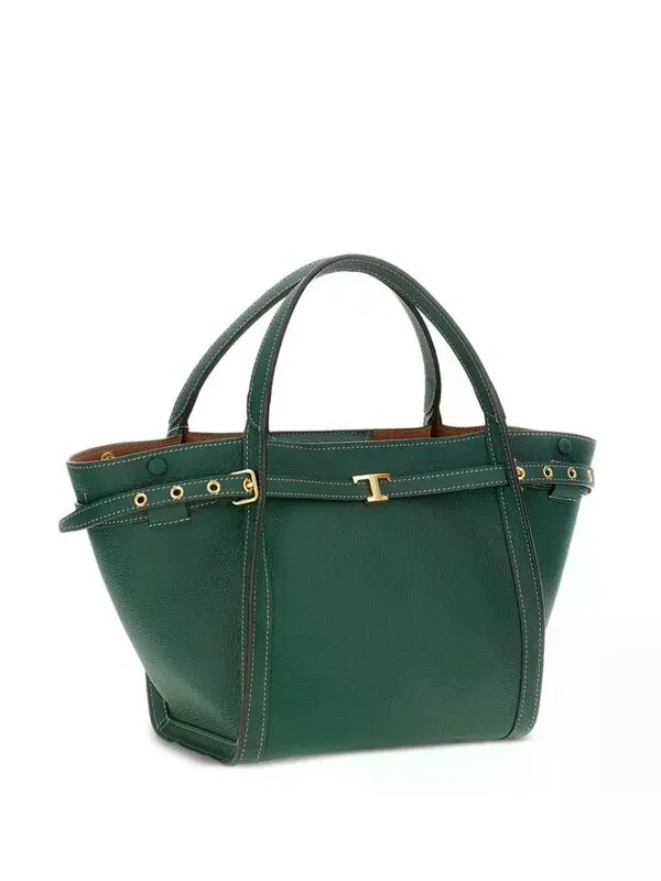 TOD'S Small Leather Shopping Tote Bag