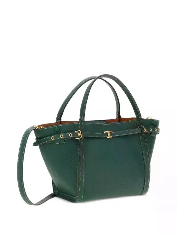 TOD'S Small Leather Shopping Tote Bag