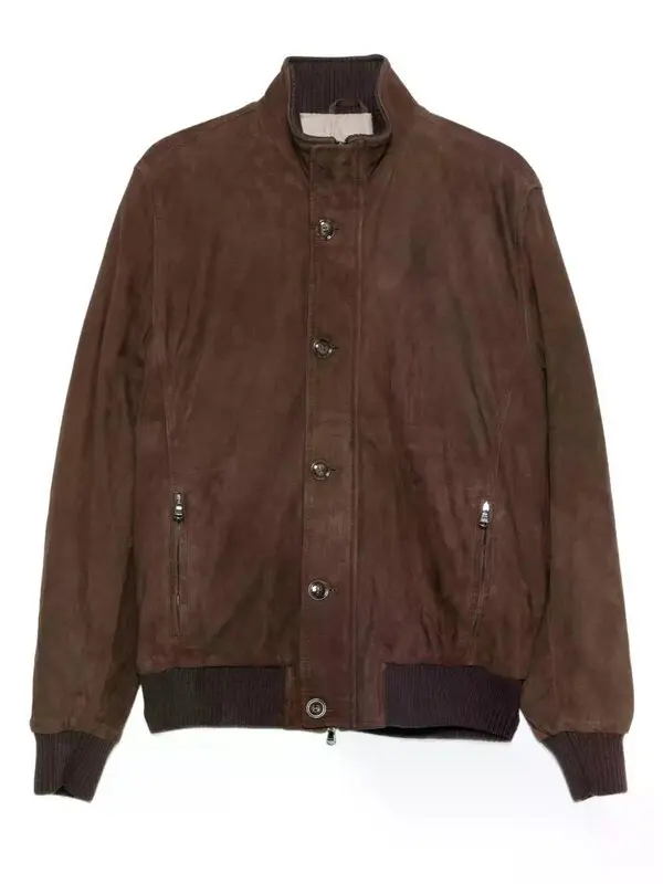 BARBA NAPOLI Long-sleeve Jacket - Brown