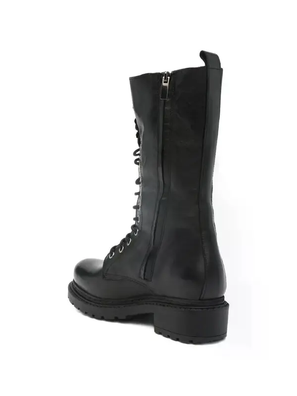 METISSE Zip-embellished Lace-up Boots